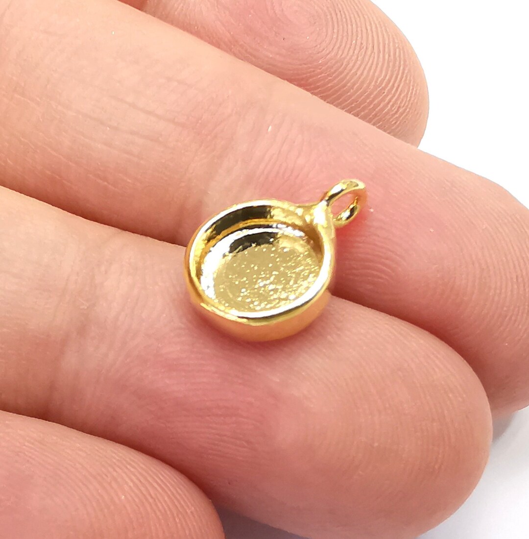 Round Pendant Bezels, Resin Blank, Inlay Mountings, Mosaic Frame ...