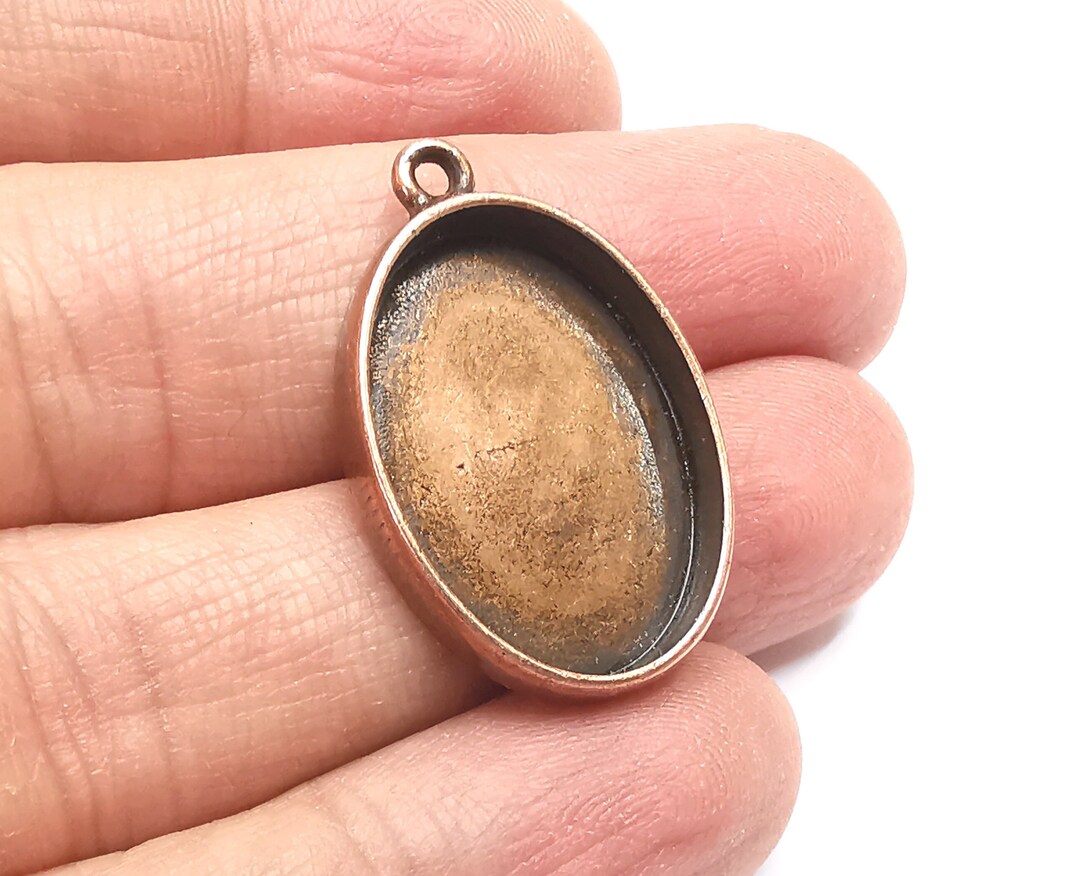 Oval Pendant Blanks, Resin Bezel Bases, Mosaic Mountings, Dry Flower ...
