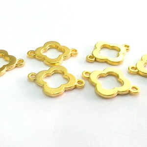 4 Gold Connector Charms Gold Plated Metal 4 Pcs 20x15 Mm G9101 - Etsy