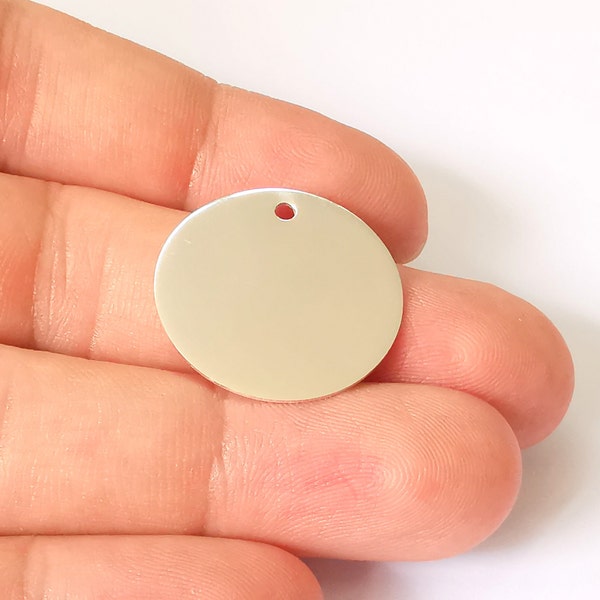 Silver Blank Disc - Etsy
