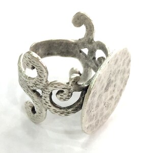 Ring Blank Base Bezel Setting Adjustable Ring Blank, (20 Mm Blank ...