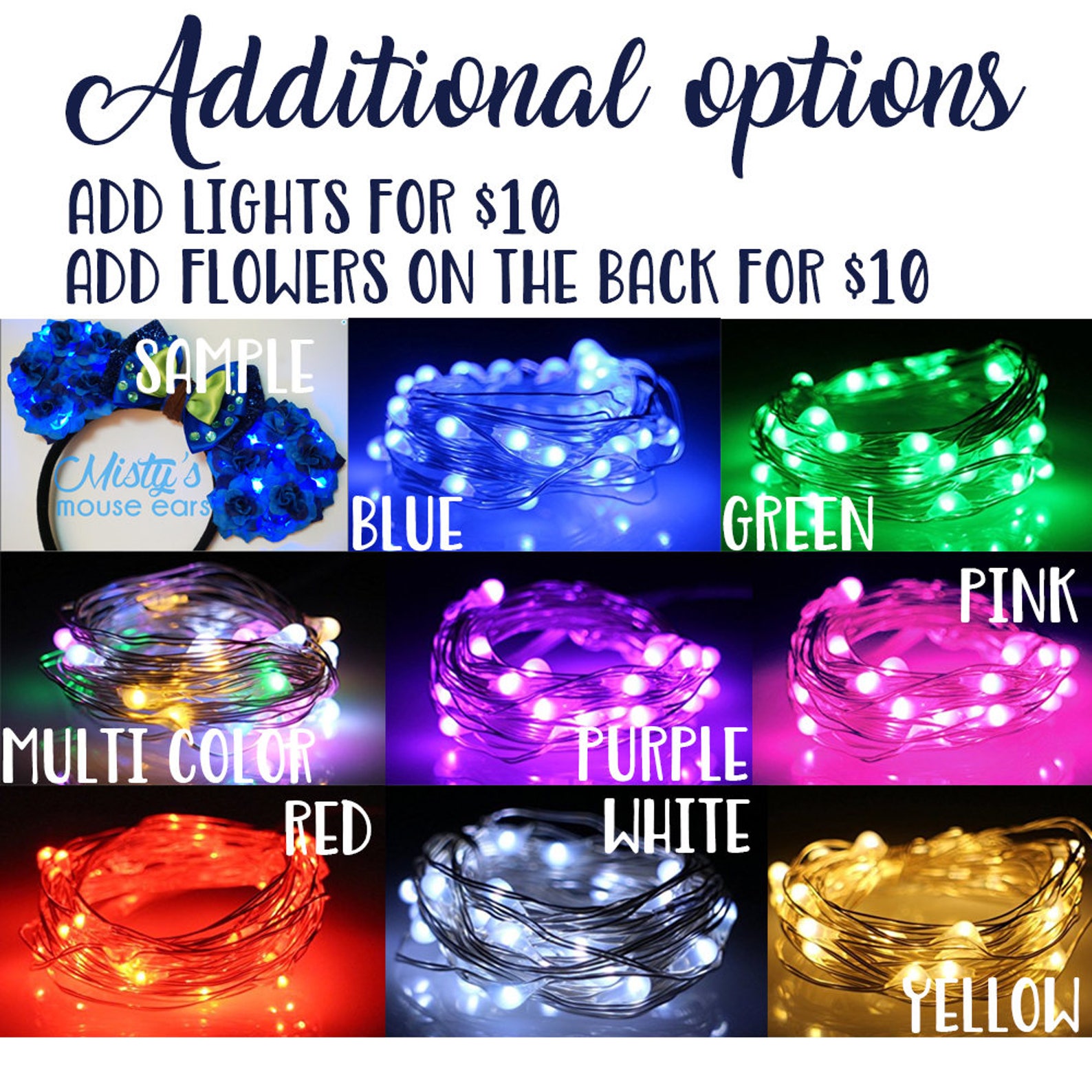 Inspired Goofy Rose Mouse Ears | Etsy