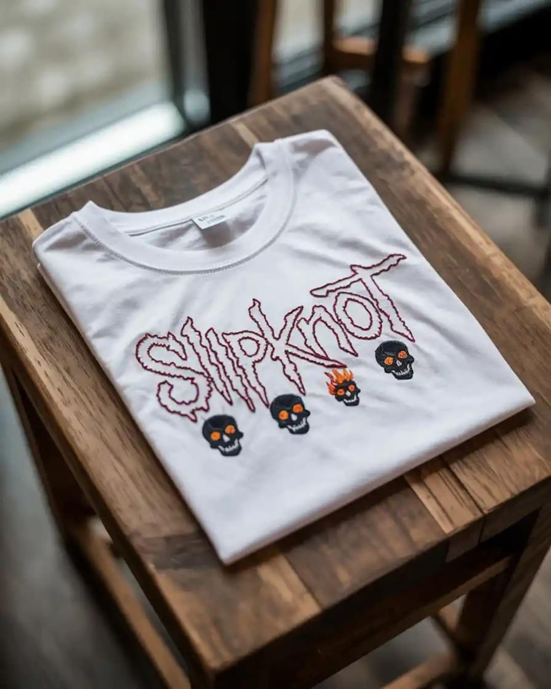 Slipknot Aesthetic Shirt – Embroidered Music T-shirt for Fans - Etsy
