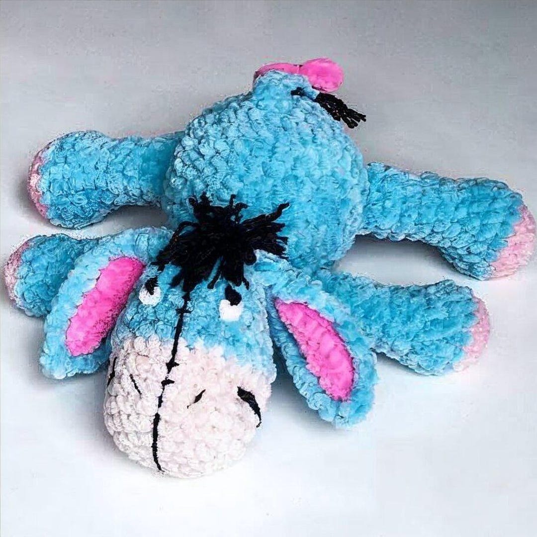 Crochet Eeyore Plush Amigurumi Pattern - Etsy
