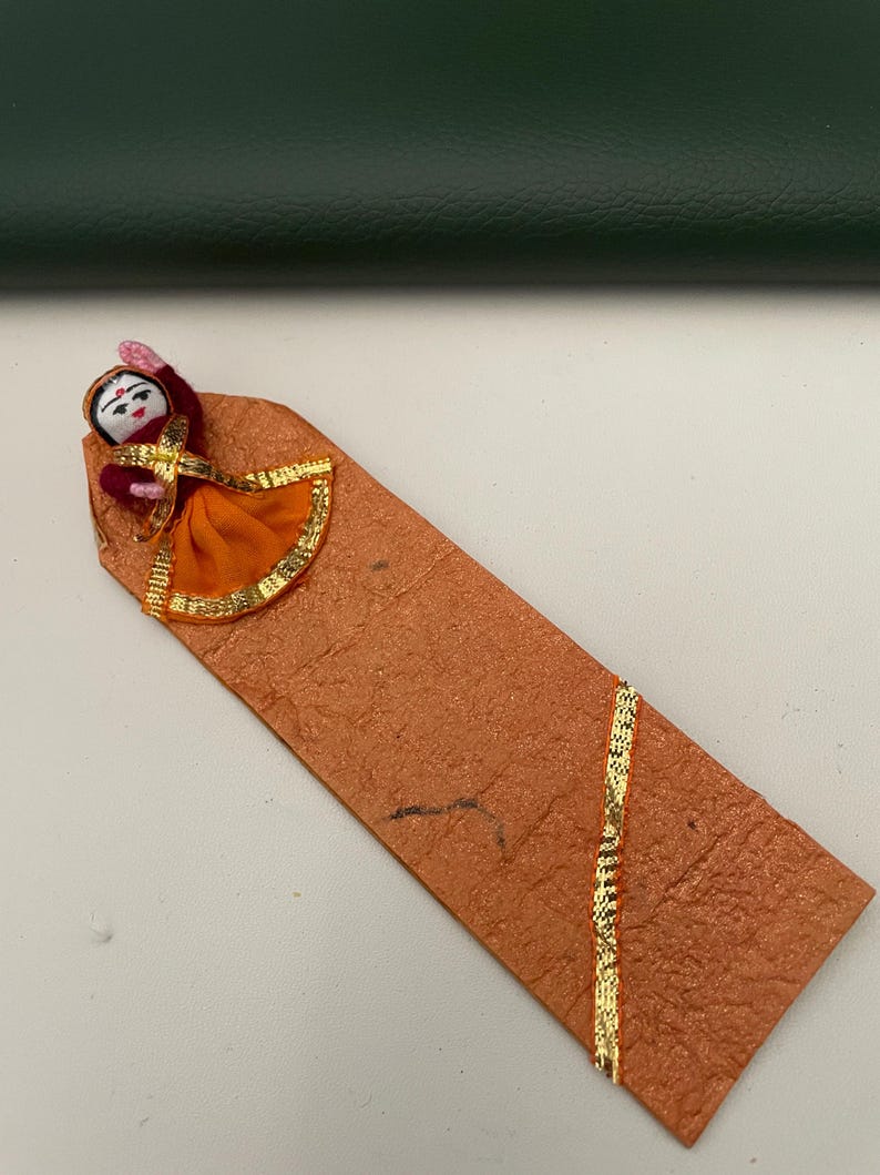 Rajasthani Doll Paper Bookmark Set of 3 Bookmarks - Etsy