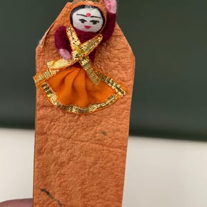 Rajasthani Doll Paper Bookmark Set of 3 Bookmarks - Etsy