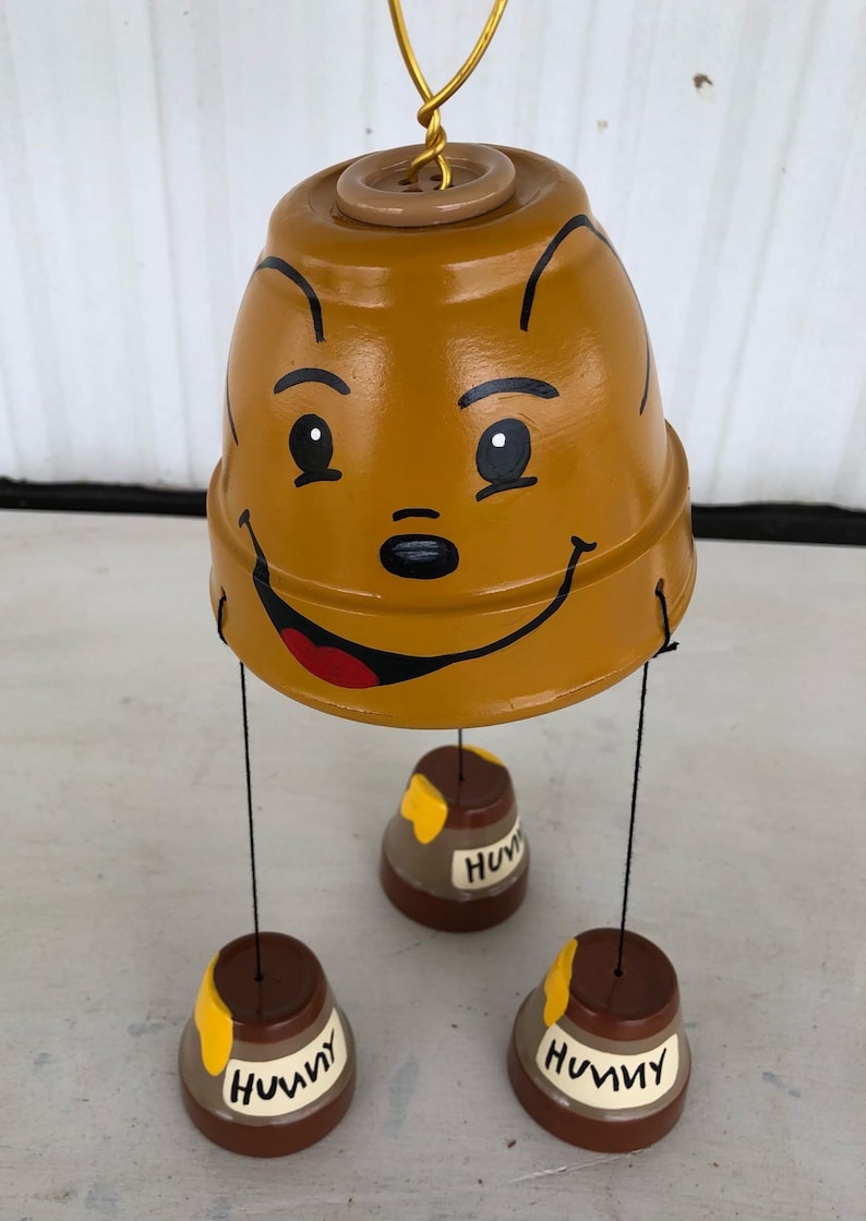 Teddy Bear Wind Chimes, Pooh Bear Windchimes - Etsy
