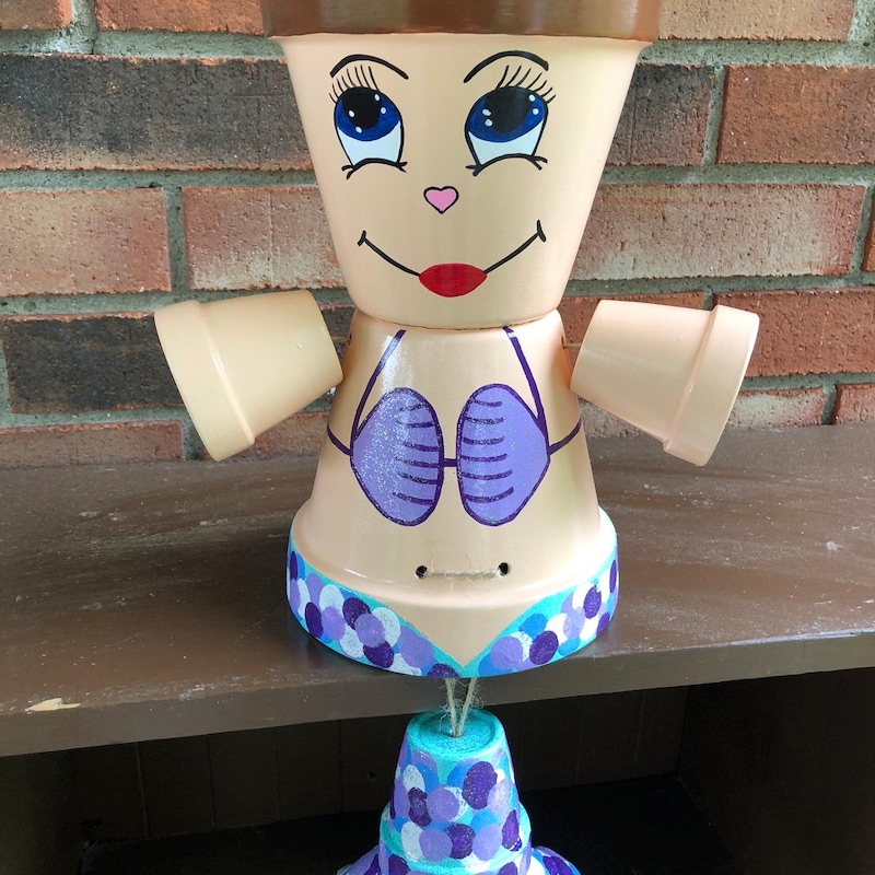 Flower Pot People - Etsy