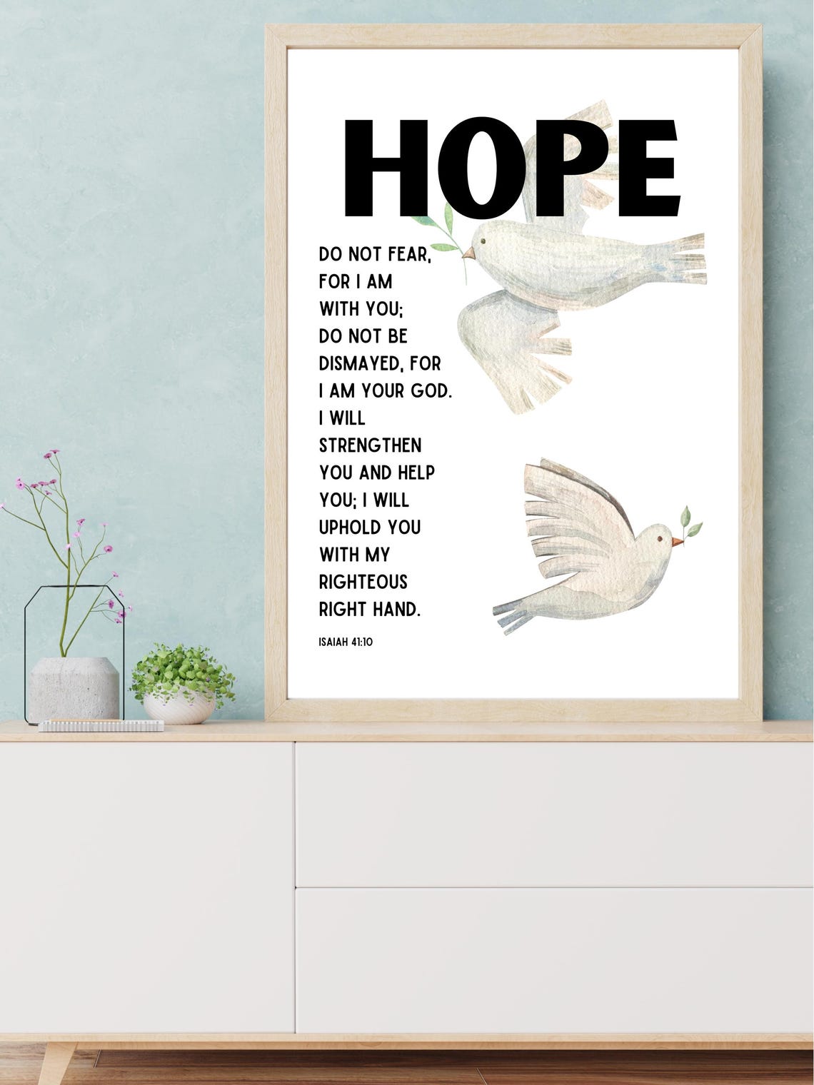 HOPE FAITH LOVE Digital Wall Art Bundle | High-resolution Printable ...