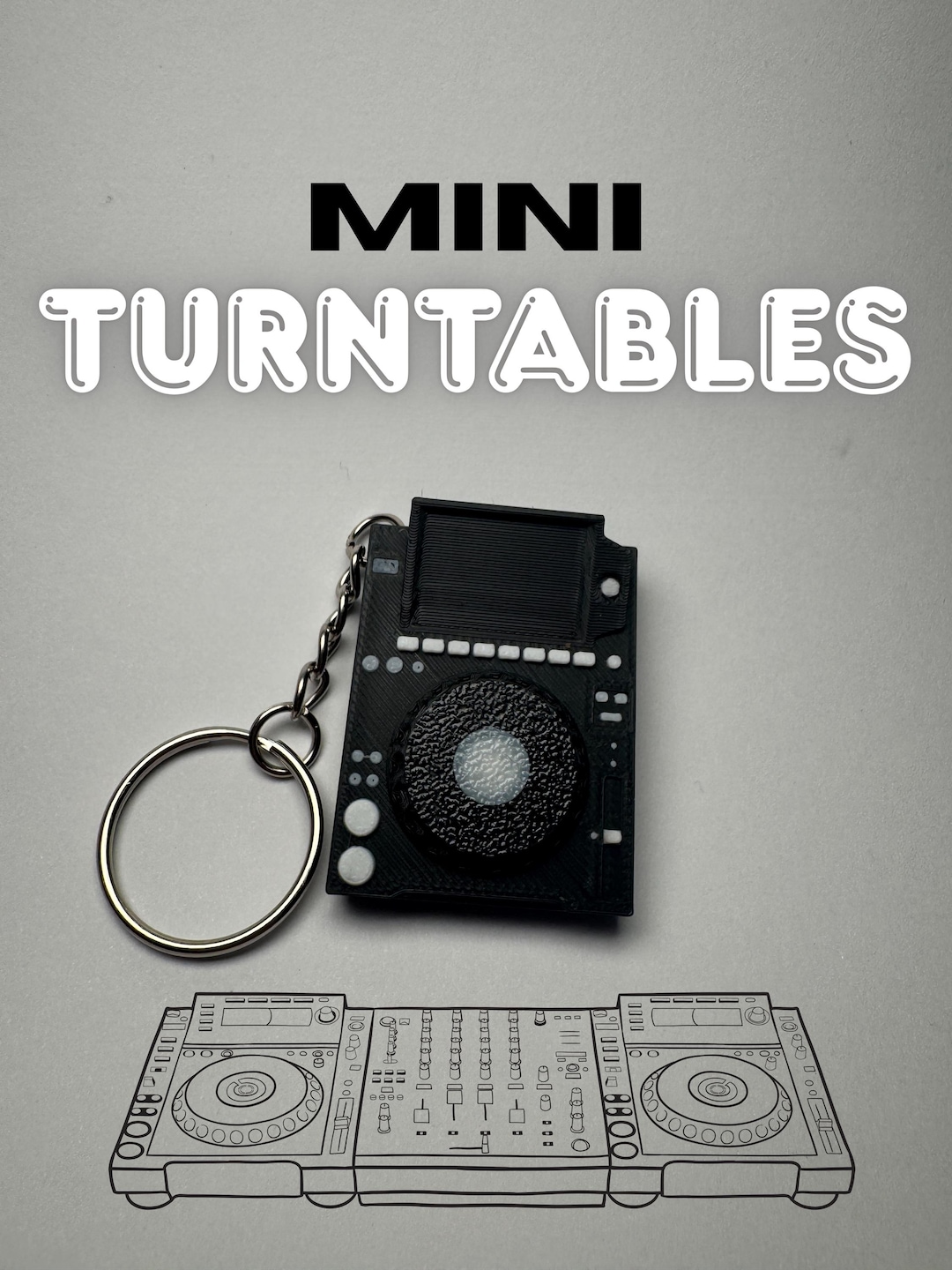 3D Printed CDJ-3000 Keychain – DJ Tech Accessory - Etsy
