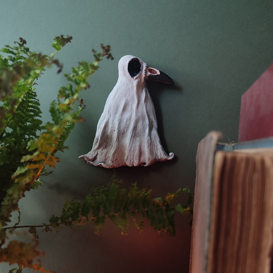 Crow Ghost 3D Gothic Wall Art, Whimsical Gothic Home Decor - Etsy