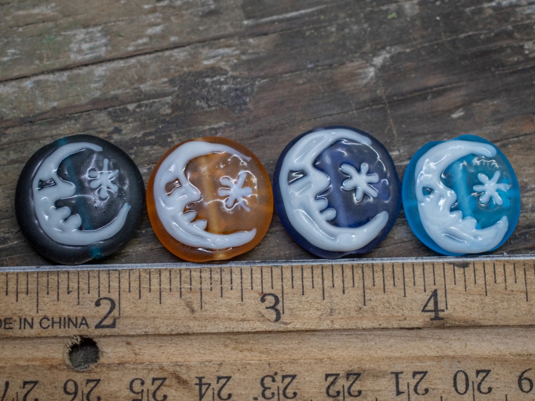 Reproduction Man in the Moon Beads - Etsy