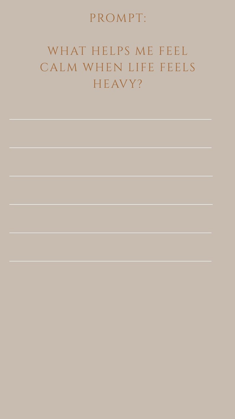 Mindful Reset Journal | Self-reflection & Inner Peace Digital Guide - Etsy