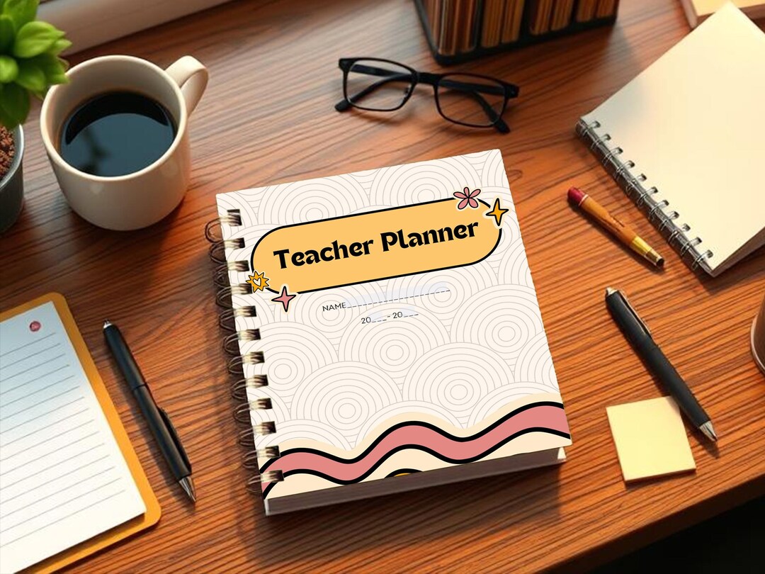 Printable Teacher Planner 2025 | Lesson Plan| Grade Tracker | Digital ...