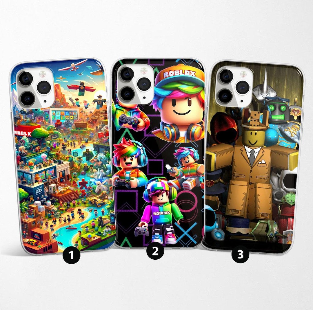 Roblox Phone Case Fit for iPhone 16 Pro, 15, 14, 13, Samsung S25 Ultra ...