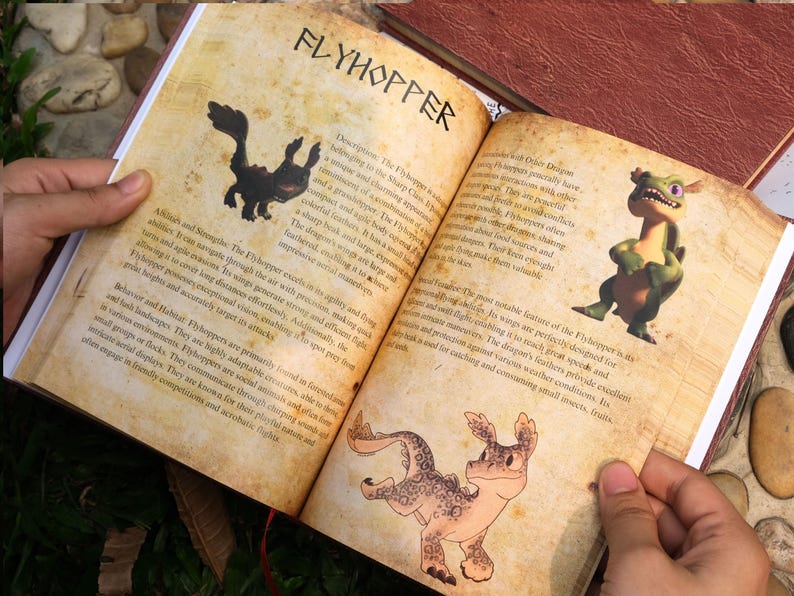 HTTYD Dragon Book • How to Train Your Dragon Book • Dragon Training ...