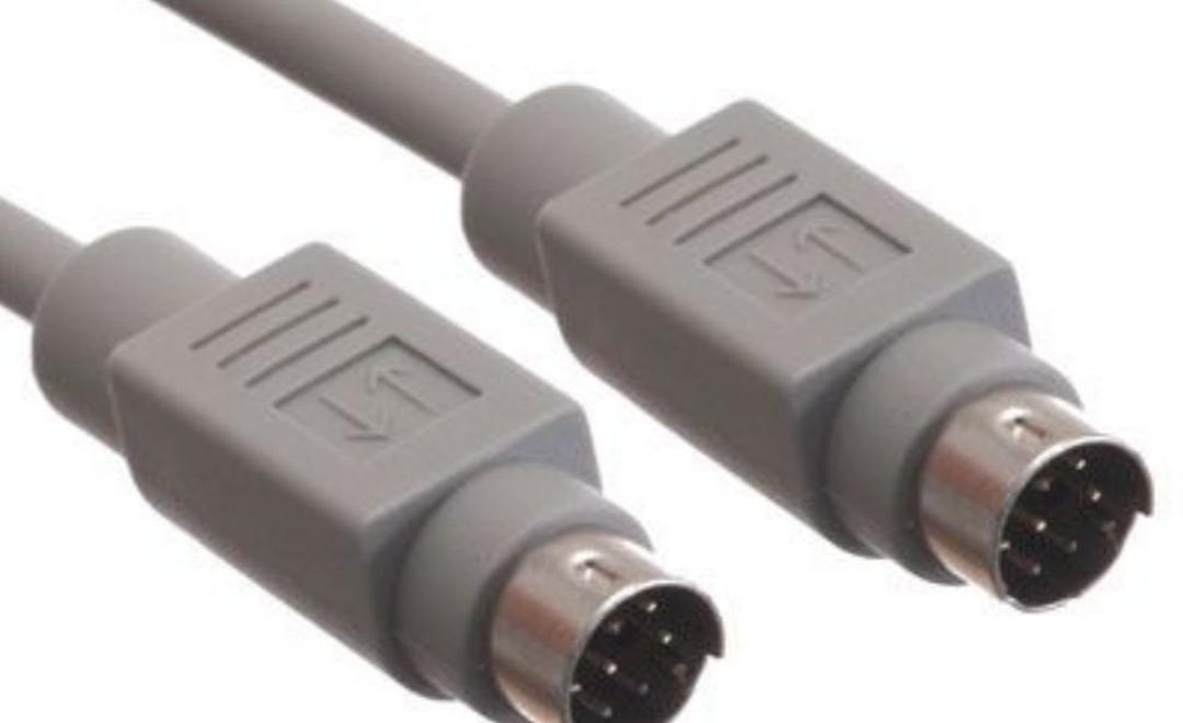 6' Feet Mini DIN 8 Cable 28 AWG 8 Pin Male to Male for Apple Mac Midi ...