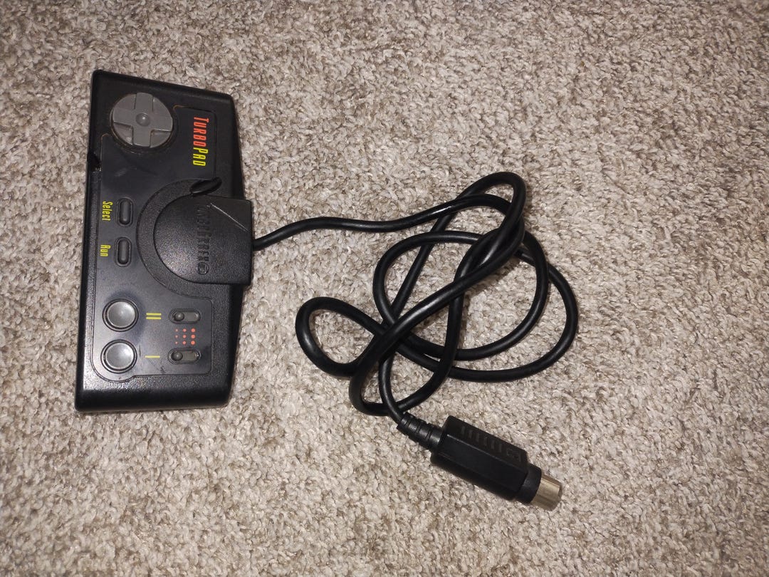 Official NEC Turbografx-16 Turbo Grafx Turbopad Controller - Turbo ...