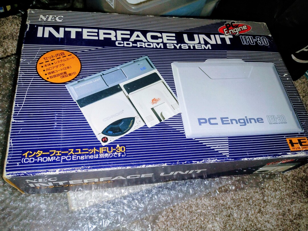 Official Nec PC Engine Interface Unit Ifu-30 Briefcase Console System ...