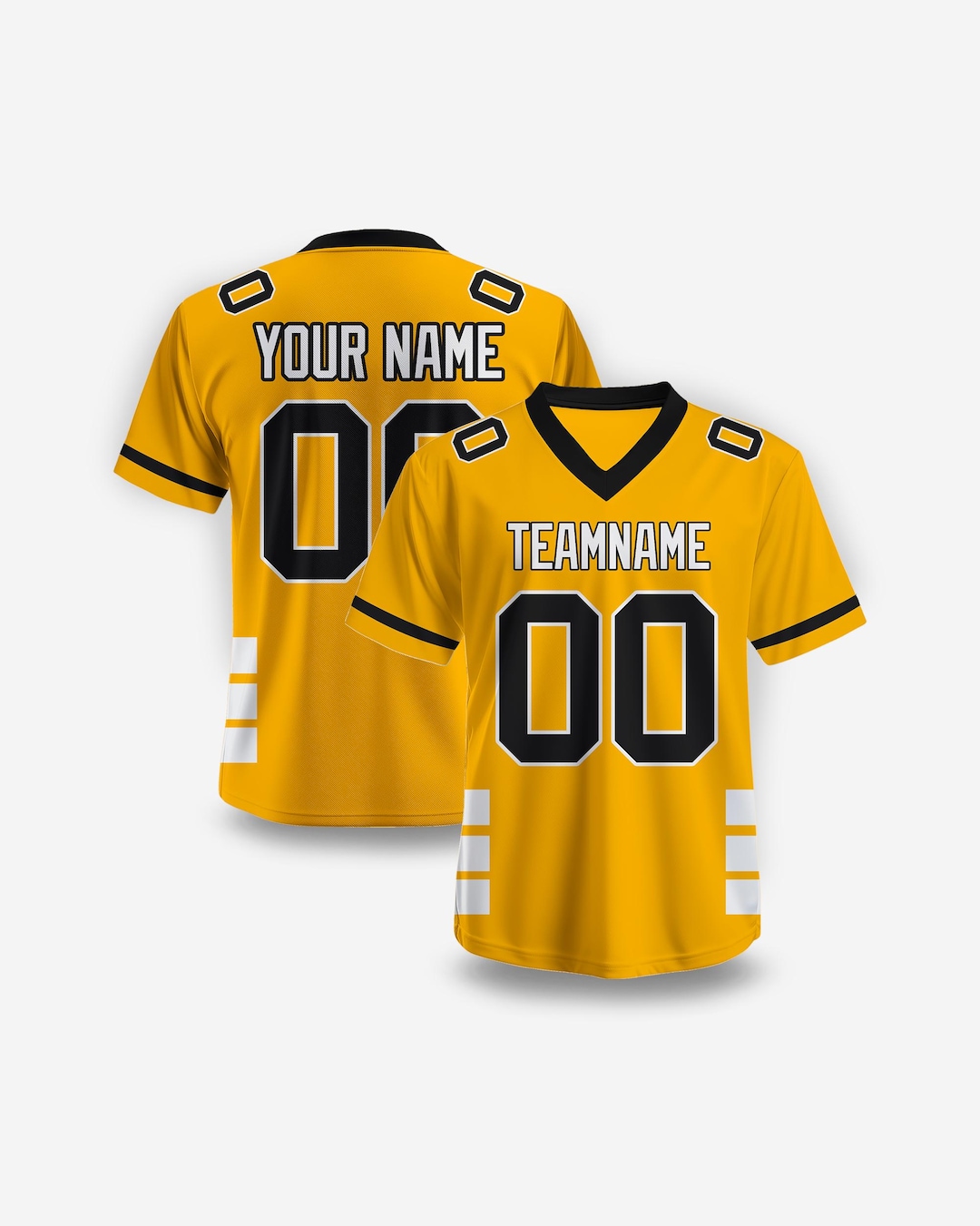 Custom Football Jersey Embroidery or Heat Press Personalized Name ...