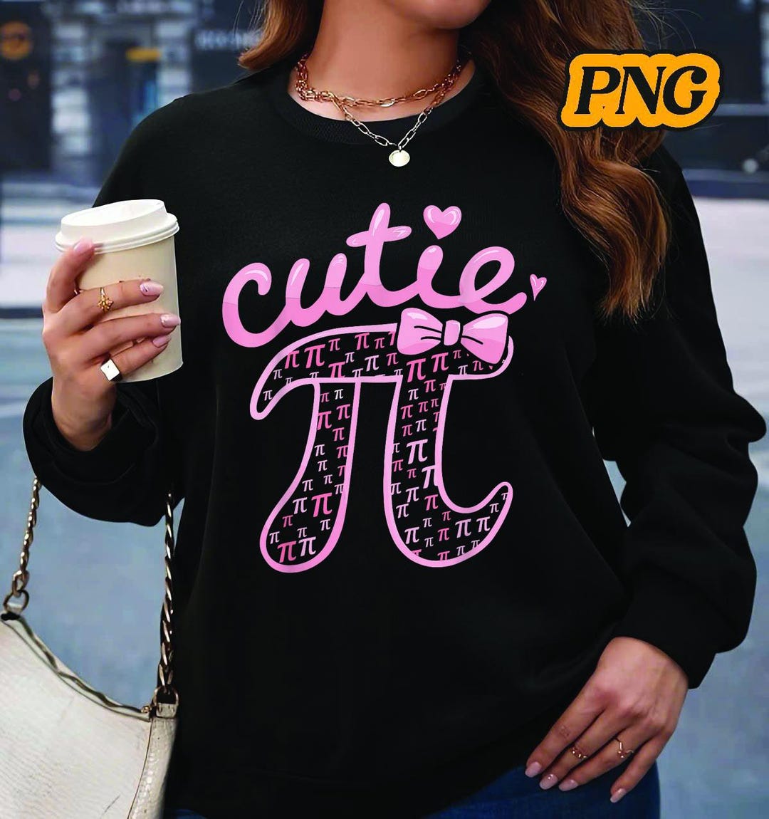 Cutie Pi Symbol Bow 3.14 Funny Math Lovers Women Kids Png,teacher Math ...