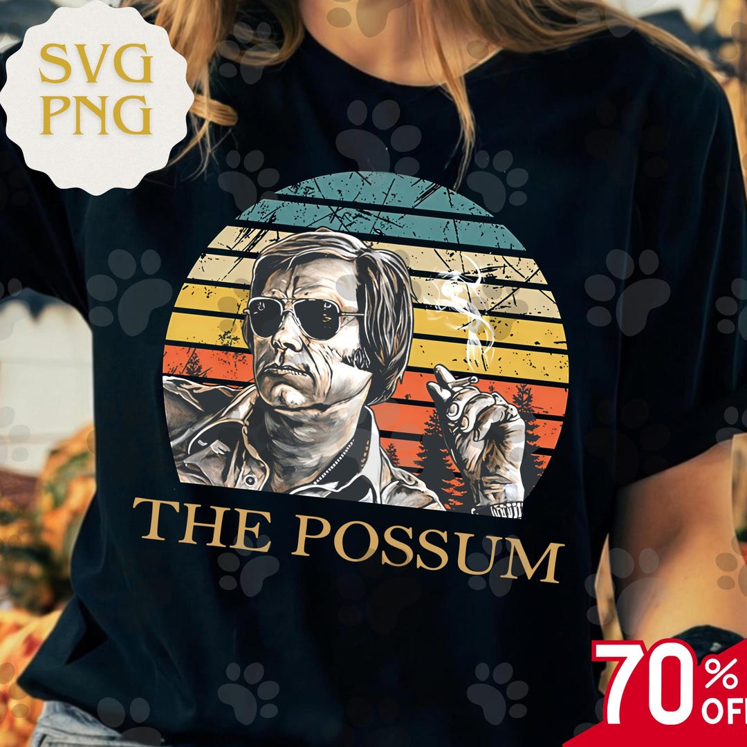 George the Possum PNG Svg, G. Jones Fan Graphic, Country Music T-shirt ...