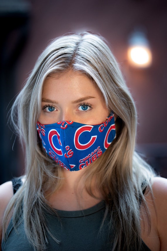 ULTIMATE LuX Face Mask in Chicago Cubs Structured Face Mask | Etsy