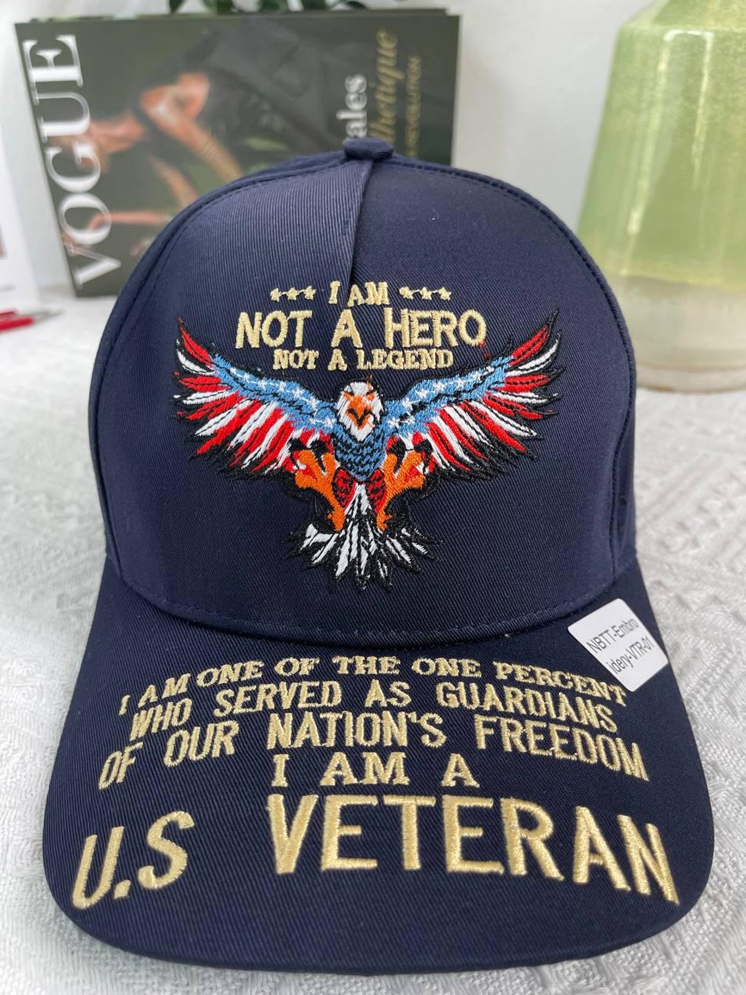 V19 Custom Name Embroidered Cap, Veteran Cap, Great Father's Day Gift ...