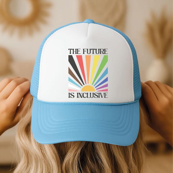 Rainbow Hat - Etsy