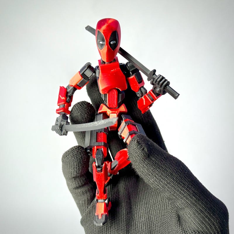 Small Deadpool Figure - Etsy