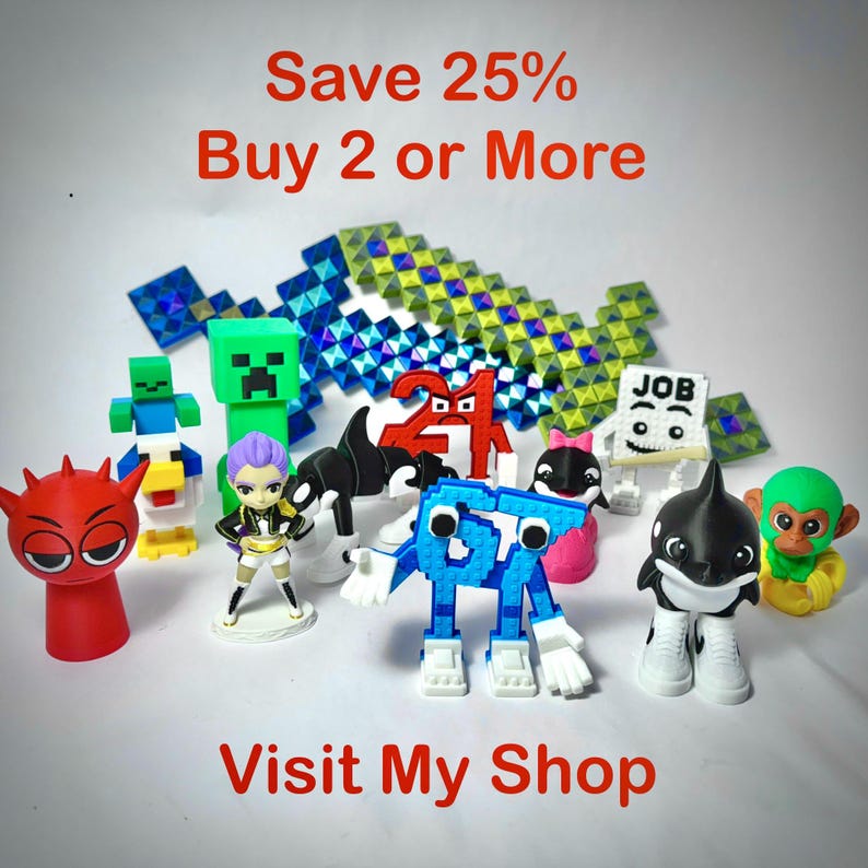 67 Steal A Brainrot Figurine | Viral Internet Toys | Collectable Block ...