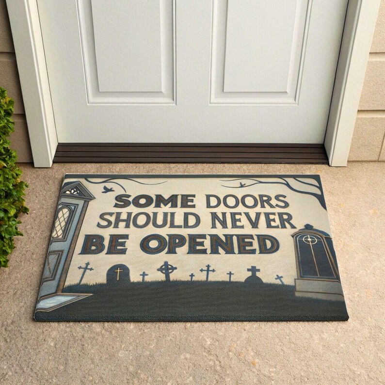 Some Doors Should Never Be Opened | Horror PVC Doormat | the Conjuring ...