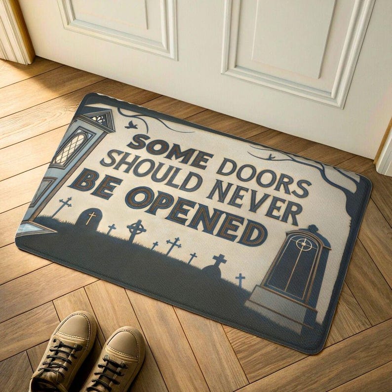 Some Doors Should Never Be Opened | Horror PVC Doormat | the Conjuring ...