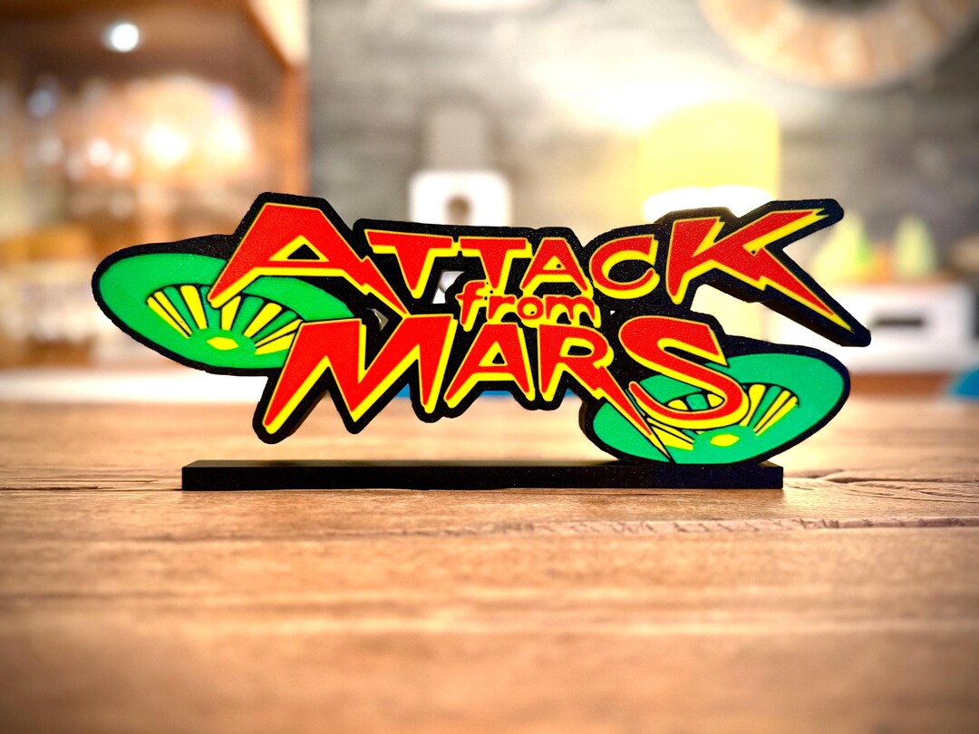 Attack From Mars Pinball Topper - the Invasion Has Begun! - Etsy