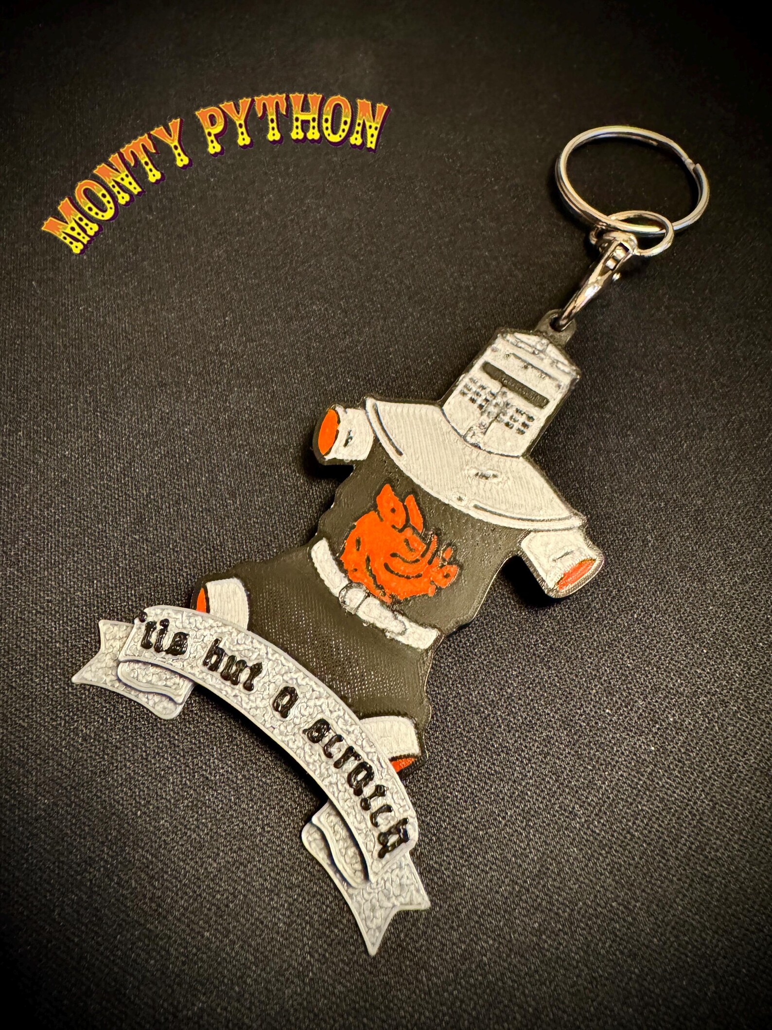 Monty Python's "black Knight" Keychain -tis but a Scratch- ... for the ...