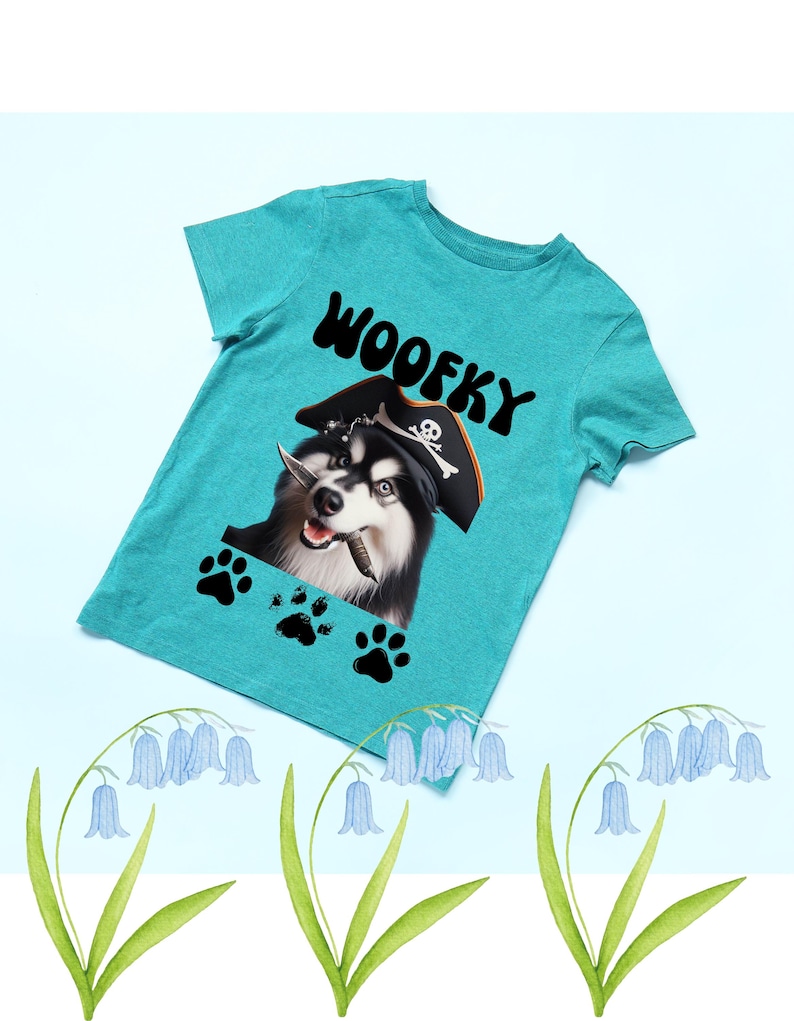 Sassy Husky, Funny Dog, Wear Pirate Hat PNG - Etsy