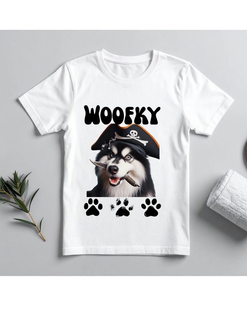 Sassy Husky, Funny Dog, Wear Pirate Hat PNG - Etsy