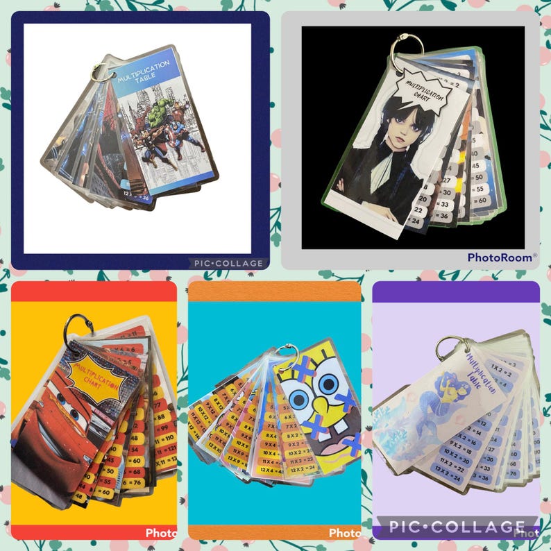 Printable Multiplication Chart - Etsy