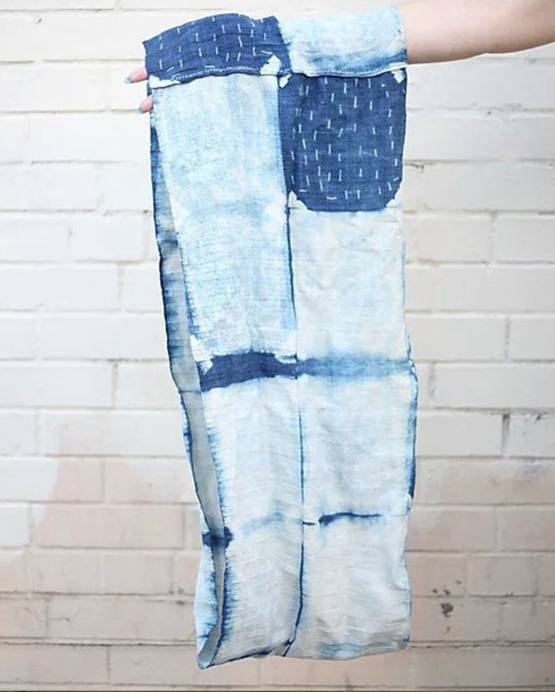 Shibori Indigo Deep Waters Palette Circle Scarf - Etsy