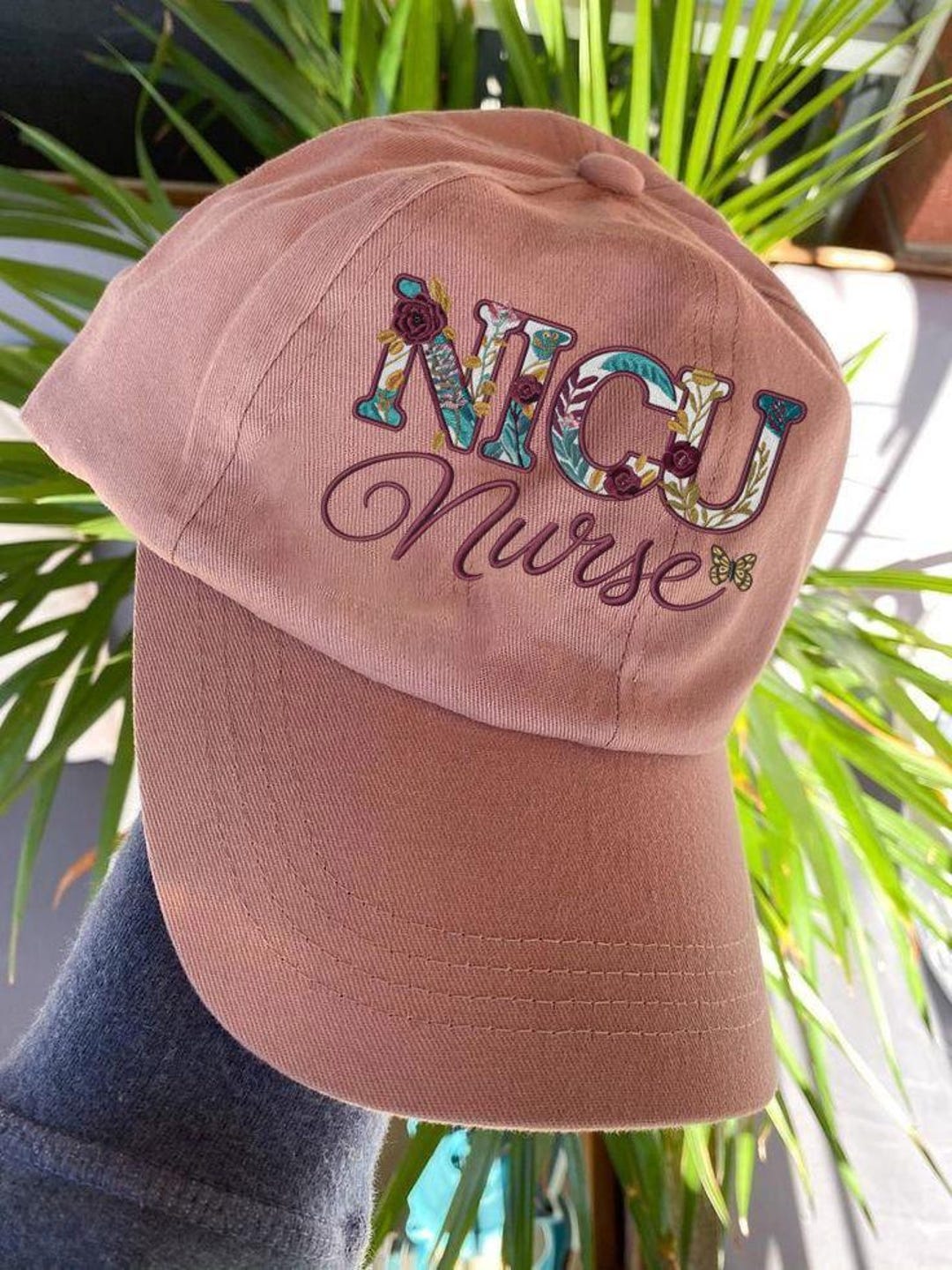 Nicu Nurse Embroidery Design Floral Nicu Gift Neonatal ICU Team Pattern ...