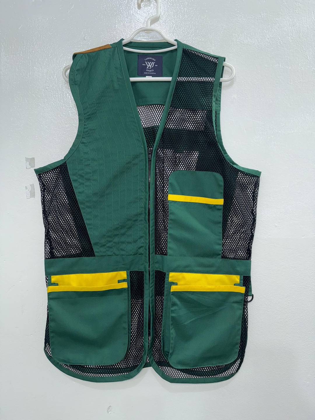 Shooting Vest. Beautiful Vest Made With Green and Black Combination - Etsy
