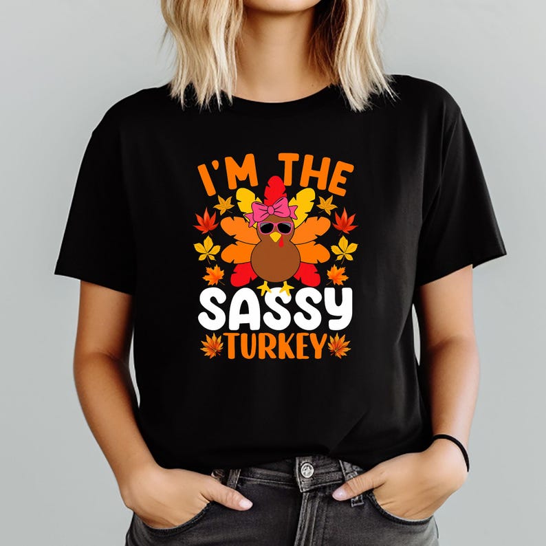 I’m the Turkey PNG Bundle, Thanksgiving Family Matching Shirt PNG ...