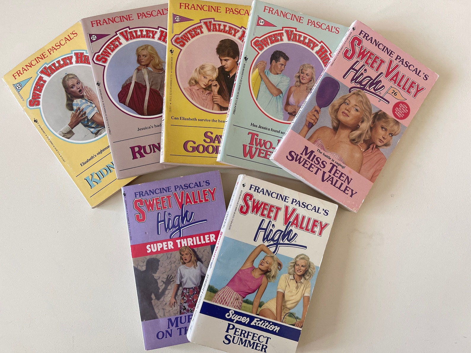 Sweet Valley High Books Instant Collection Set of 8 - Etsy