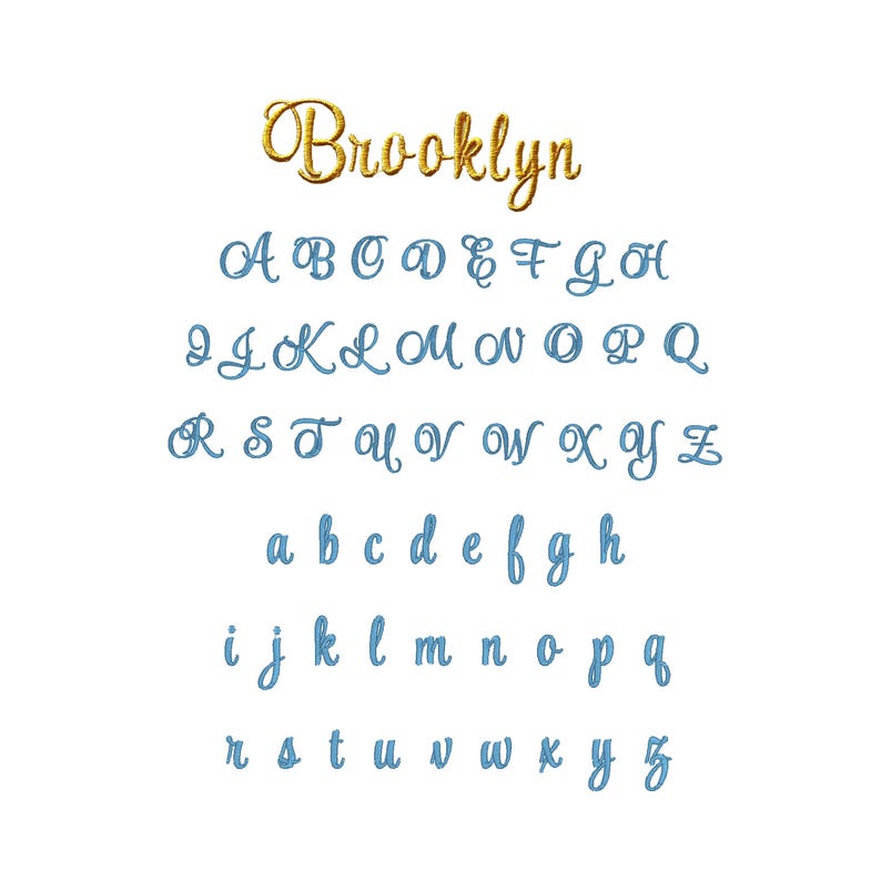 PES Embroidery Fonts, 10 PES Font Bundle, Brother Pes Fonts, Cursive ...