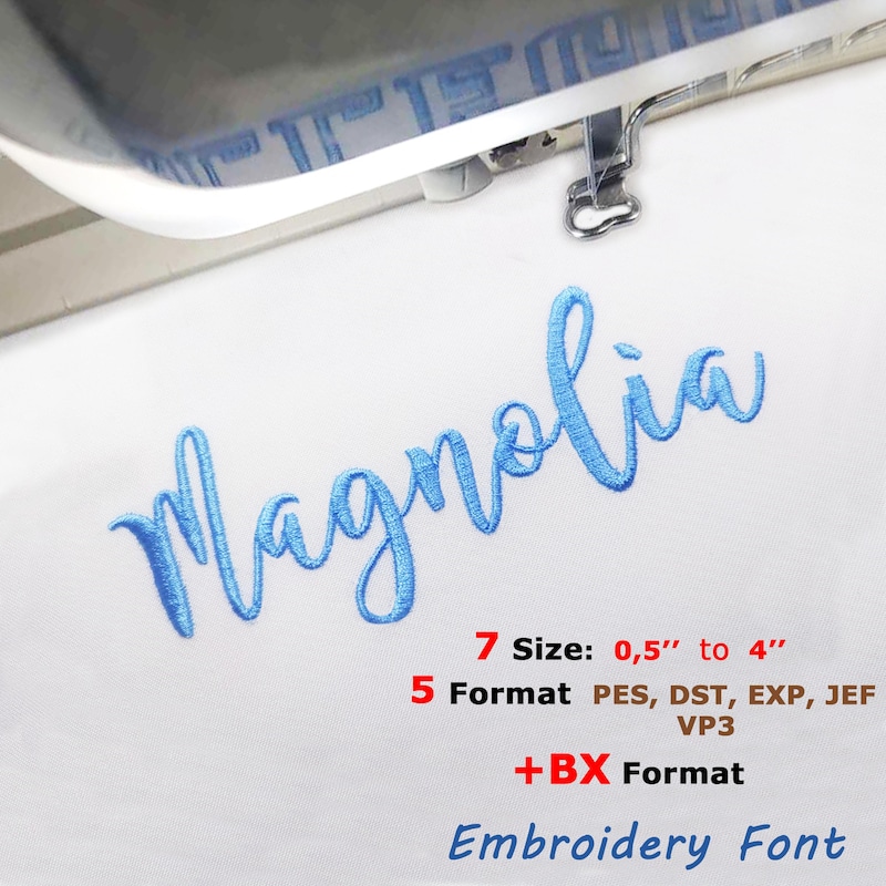 Small Cursive Embroidery 5 - Etsy