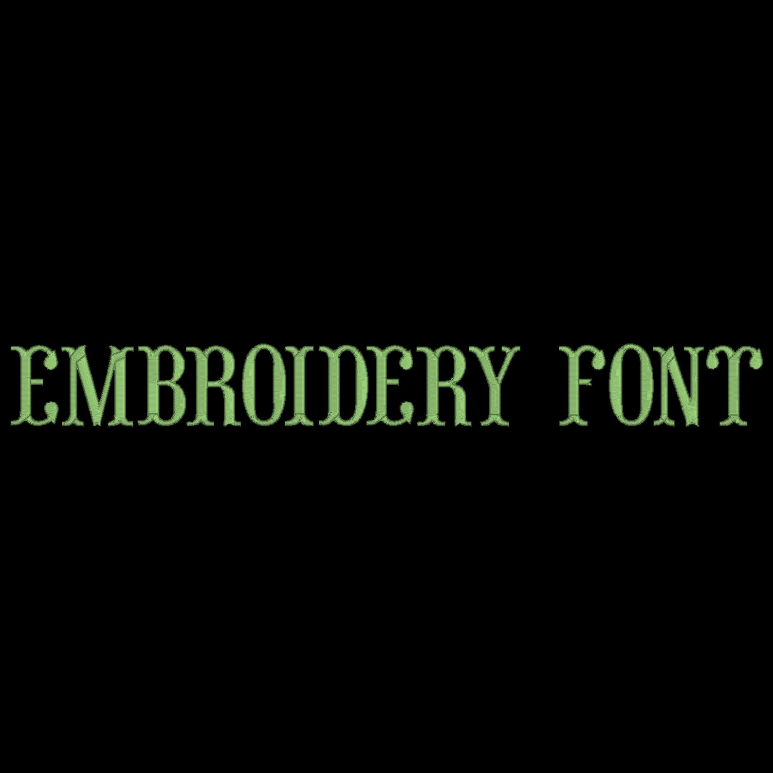 Fishtail Embroidery Font, BX Font, Brother Pes Font, Dst Hus Jef VP3 ...