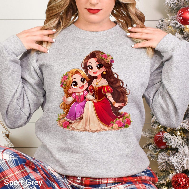 Disney Princesses Mom Matching Sweatshirt Princess Mommy Hoodie, Disney ...
