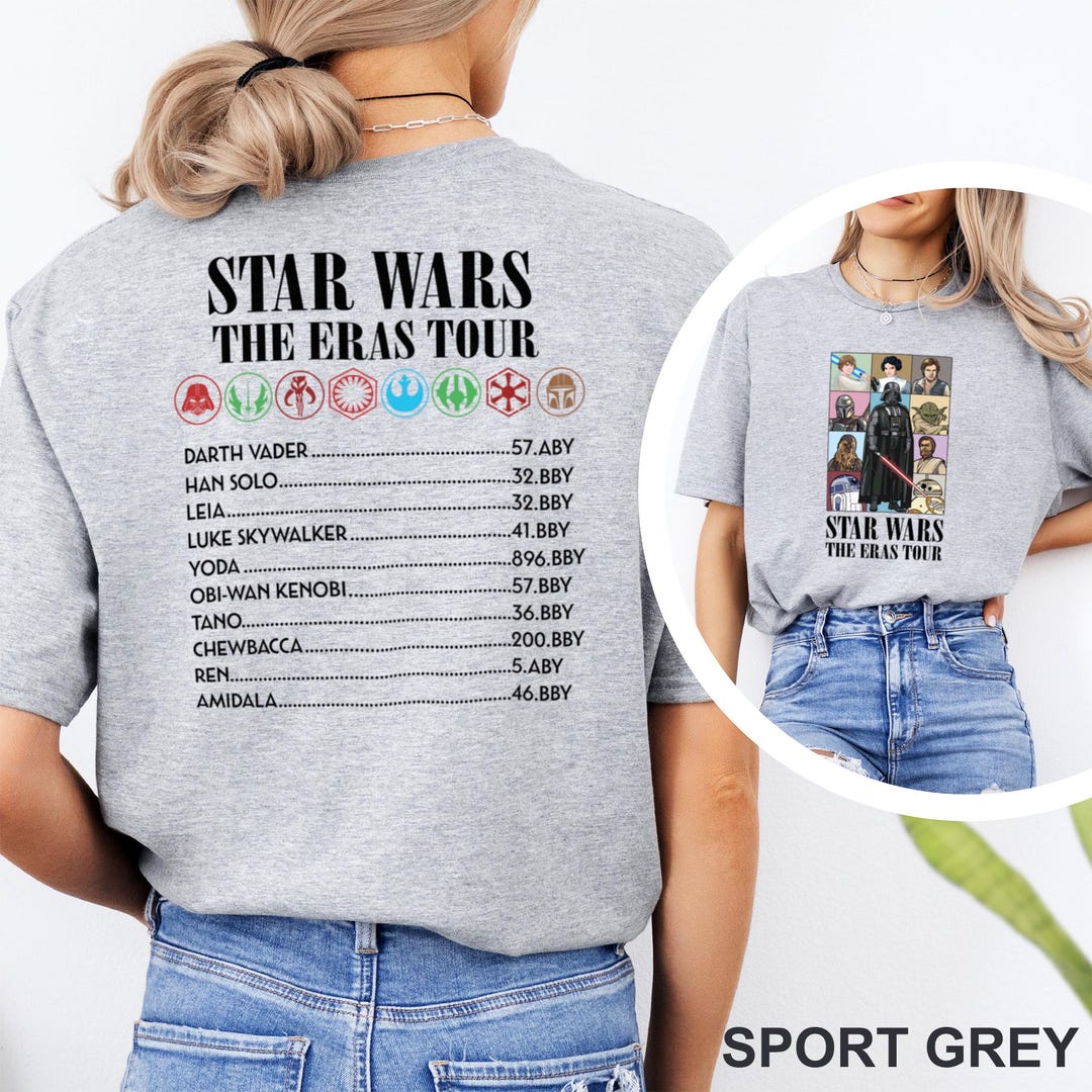 Star Wars the Eras Tour Shirt Retro Star Wars Family Eras Shirt, Epic ...