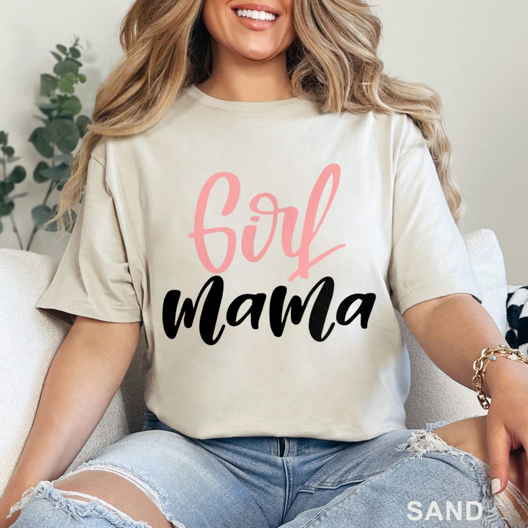 Girl Mama Mama's Girl Matching Shirt, Girl Mama, Mama's Girl Shirt ...