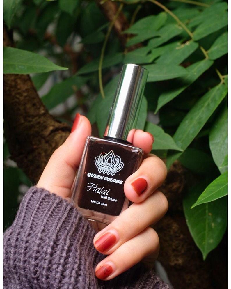 Organic Henna Nail Stain – Halal & Wudhu-friendly, Water-permeable ...